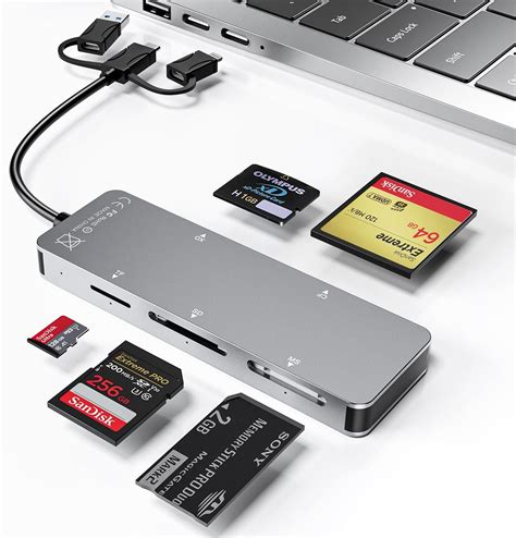 Amazon Com New Upgraded Memory Stick Pro Duo Adapter Supports Read Cards Simultaneously SD