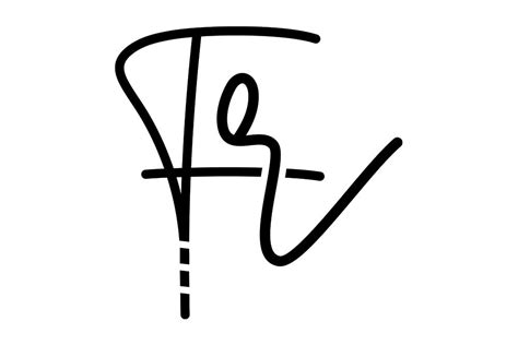 FR Monogram Logo Design Graphic By COLORING ZONE Creative Fabrica