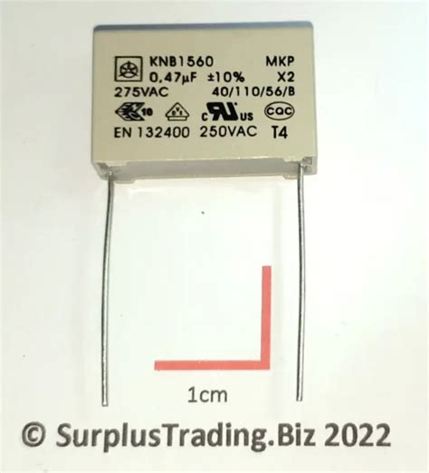 ISKRA KNB1560 0.47UF 275Vac Klasse X2 Rfi Entstörkondensator EUR 2,48 ...