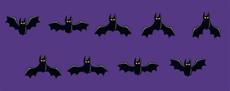 Animated Flying Bats