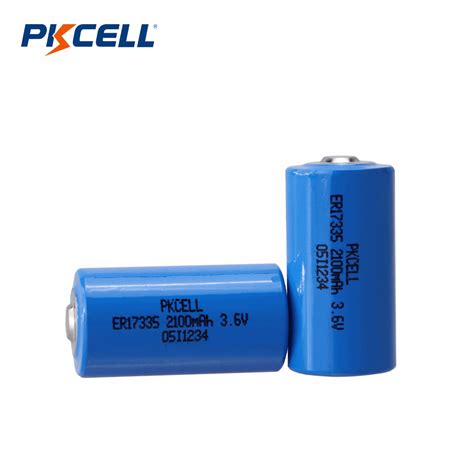 3 6v Er17335 Li Socl2 Battery 2100mah Pkcell