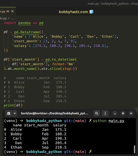 Pandas Convert Month Number To Month Name And Vice Versa Bobbyhadz