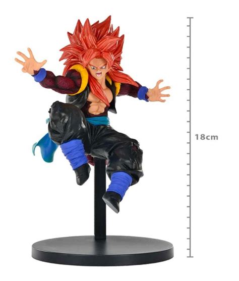 Estátua Super Dragon Ball Heroes Gogeta Ssj 4 9th Anniversary Figure