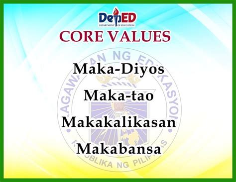 Deped Core Values Artofit