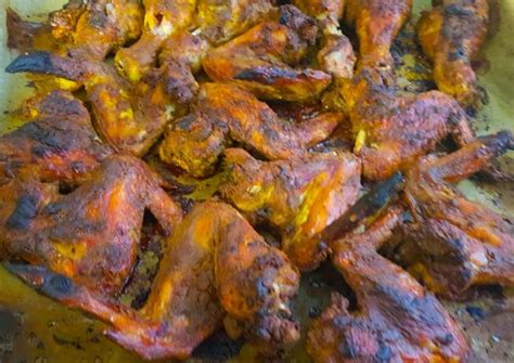 Oven Grill Chicken Wings And Drumsticks Girki Daga Maman Jaafarkhairan
