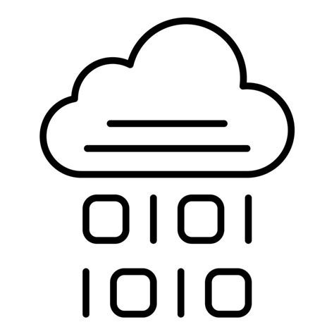 Cloud Coding Vector Icon 21649384 Vector Art At Vecteezy