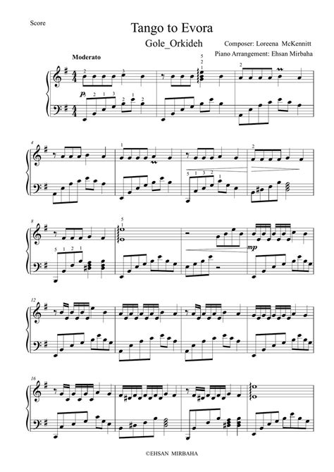 Loreena Mckennit Tango To Evora Nuty By Ehsan Mirbaha