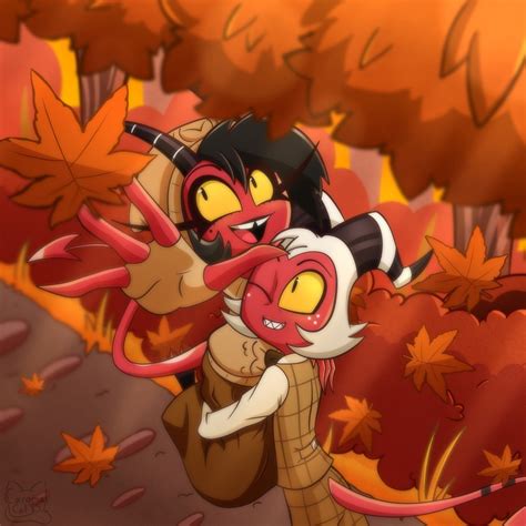 Moxxie Millie Helluva Boss Helluva Boss VivzieVerse CaramelCat85 фэндомы