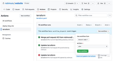 Terraform と GitHub Actions を使ってブログサイトのインフラ管理を自動化した nshmura
