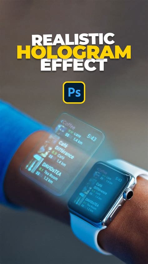 Hologram Effect In Photoshop Photoshop Tutorial Design Illustrator