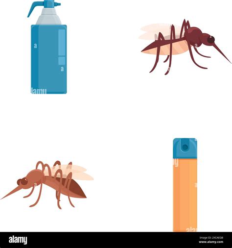 Illustration Of A Comprehensive Pest Control Icon Set For Household