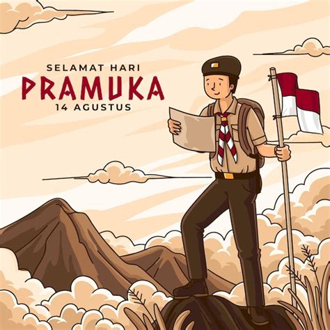 Pramuka Flag Vectors And Illustrations For Free Download Freepik