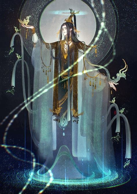 三星堆博物馆的铜神树太美了，画了拟人来参… 半次元 Acg爱好者社区