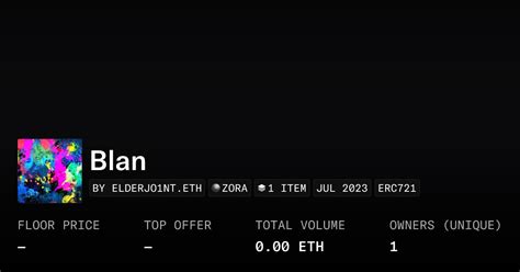 Blan Collection Opensea
