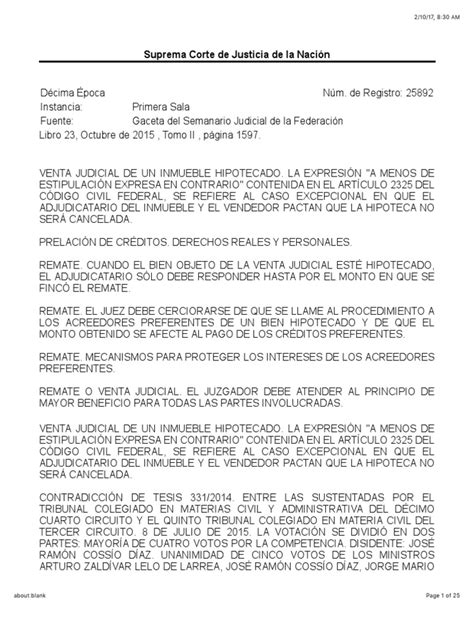 Jurisprudencias Sobre Derechos Reales Y Peronales Pdf Pagos