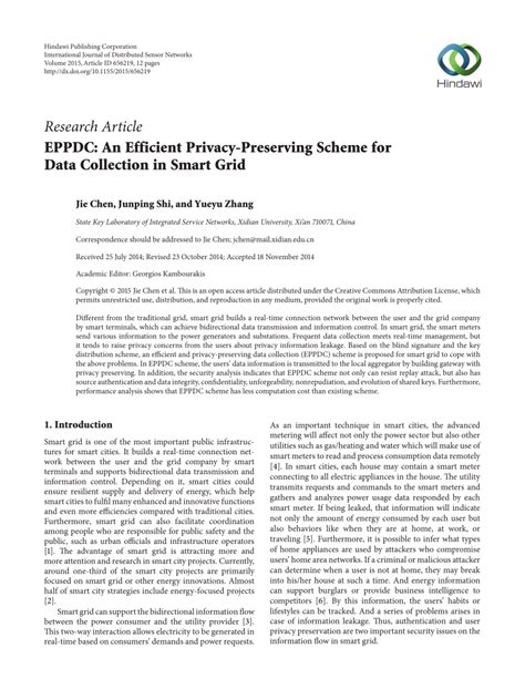 pdf eppdc an efficient privacy preserving scheme for data collection