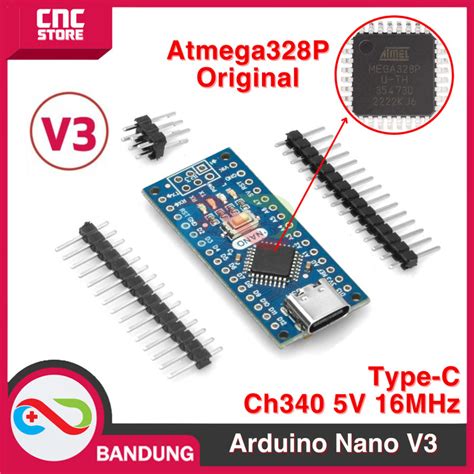 Promo ARDUINO NANO V3 ATMEGA328P CH340G 5V BOARD TYPE C Kota Bandung