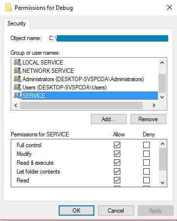 C Windows Could Not Start The Service Name Service On Local Computer Error Access Is