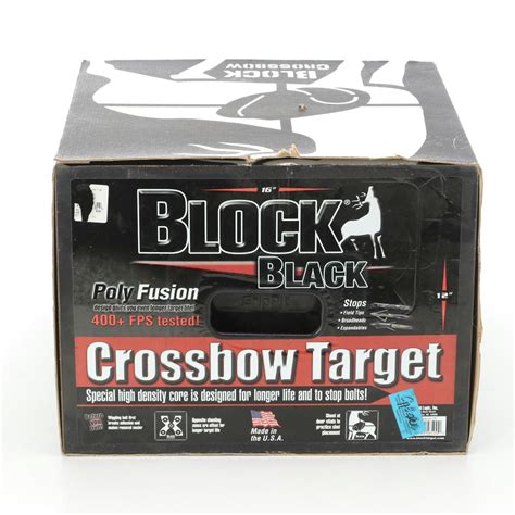 Block Black Crossbow Target With More Archery Accessories Ebth Block Black Crossbow Target With More Archery Accessories Ebth