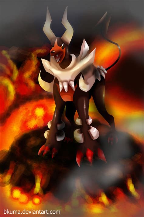 Mega Houndoom By Bkuma On Deviantart