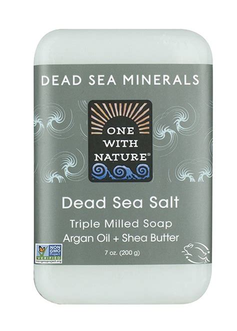 Dead Sea Mineral Salt Soap With Argan Oil And Shea Butter Fragrance Free