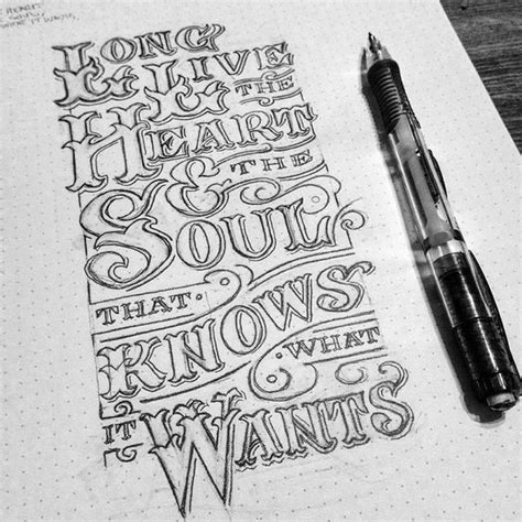 Lettering Inspiration The Heart By Needtobreathe Calligraphy Heart