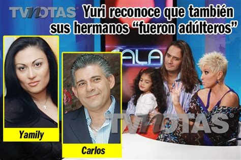 Yuri confiesa Sus padres fuerón adúlteros