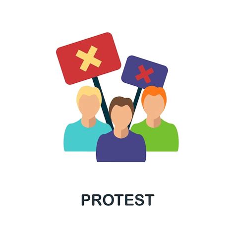 항의 아이콘 항의 컬렉션에서 간단한 요소 웹 디자인 템플릿 Infographics 등을 위한 크리에이 티브 항의 아이콘