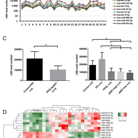 Mirna Expression In The Exploratory Study A Mirna Abundance In