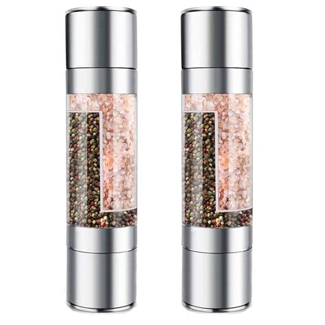2 In 1 Manual Salt Pepper Grinder 2pack Sichuan Pepper Desertcart