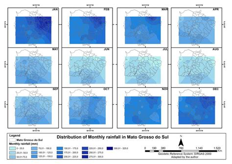 Spatial Distribution Of Observational Monthly Mm Average Download Scientific Diagram