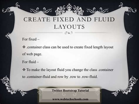 Twitter Bootstrap Tutorial Ppt