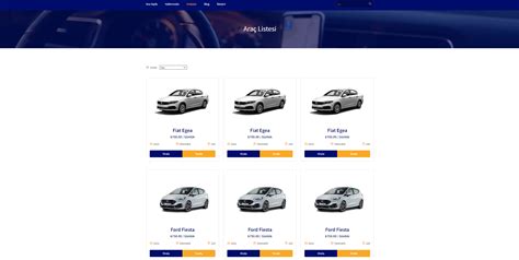 Github Eraydmrcoglureactjs Rent A Car Rent A Car Site Created With