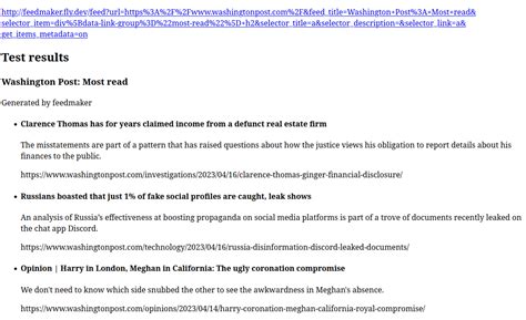 Feedmaker Quickly Generate An Rss Feed From Any Website Kevin Schaul