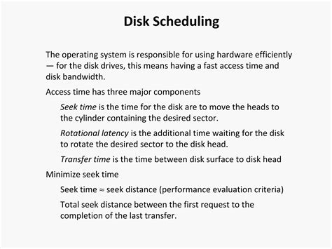 Secondary Storage Structure Operating System Concepts Ppt