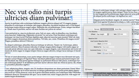 Typography Leading And Aligning To A Baseline Grid In Indesign