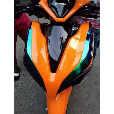 Chameleon Black Kilay Tint Honda Click V4 V3 V2 125 150 Game