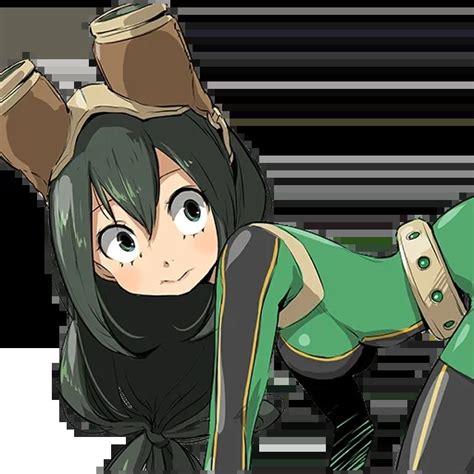Tsuyu Asui Bnha Keiristgroup — Whatsapp Stickers Pack
