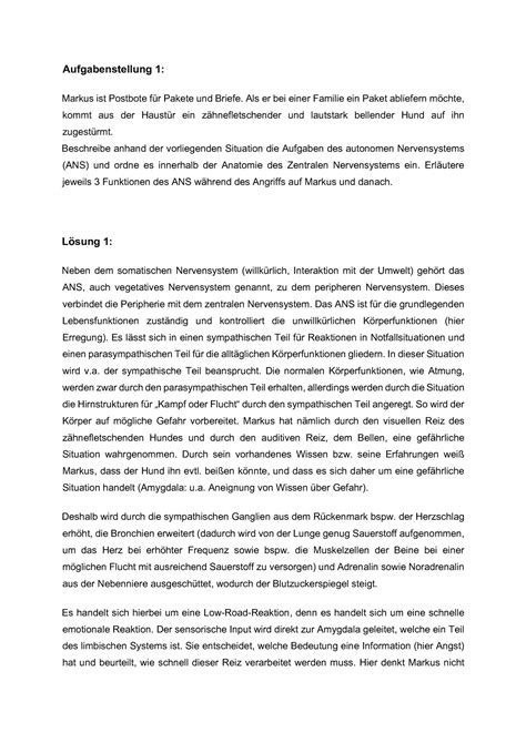 Workbook Allgemeine Psychologie 1 7 Aufgabenstellung 1 Markus Ist