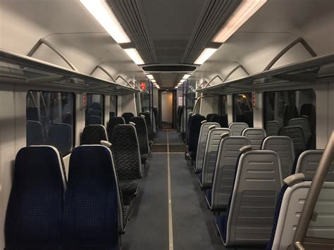 Interior Of A British Rail Class 360 3602 Unit No 360025 Siemens