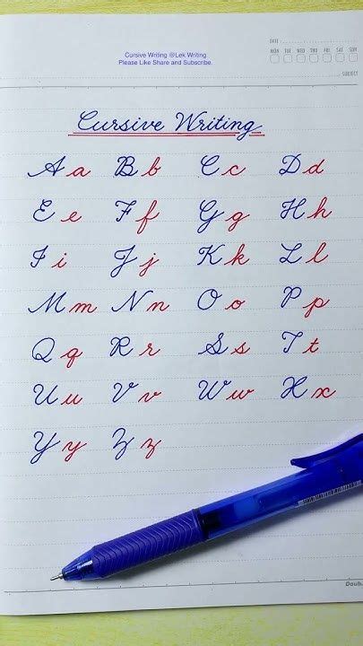 Cursive writing a to z | Cursive writing abcd | Cursive abcd | Cursive letters | Cursive handw ...