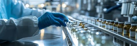 Premium Photo Precision Meets Safety A Scientist Is Experimenting In A Lab With A Machine