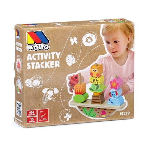 Juguete De Bebé Moltó Activity Stacker Madera Hasta 80 Descuento en