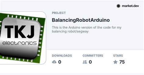 BalancingRobotArduino Ecosystem Directory Market Dev