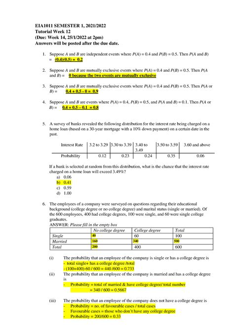 tutorial week 12 eia1011 semester 1 2021 tutorial week 12 due week 14 25 1 2022 at 2pm