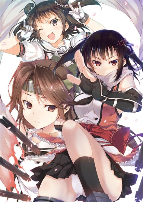 Sendai Naka Jintsuu Sendai Kai Ni Jintsuu Kai Ni And More Kantai Collection Drawn By Ro