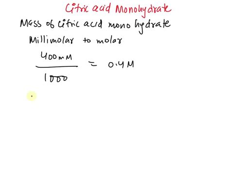 Solved You Are Required To Prepare A 400 Mm Solution Of Sodium