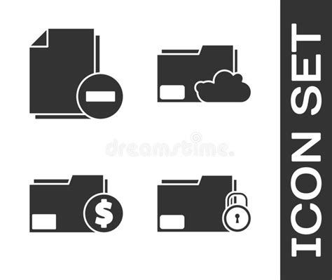 set folder and lock document with minus finance document folder and