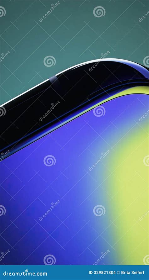 Abstract Background With Curved Edges And Curves Stock Illustration