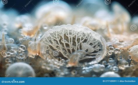 Close Up Of Candida Auris Fungus Hyper Realistic Ai Created Content